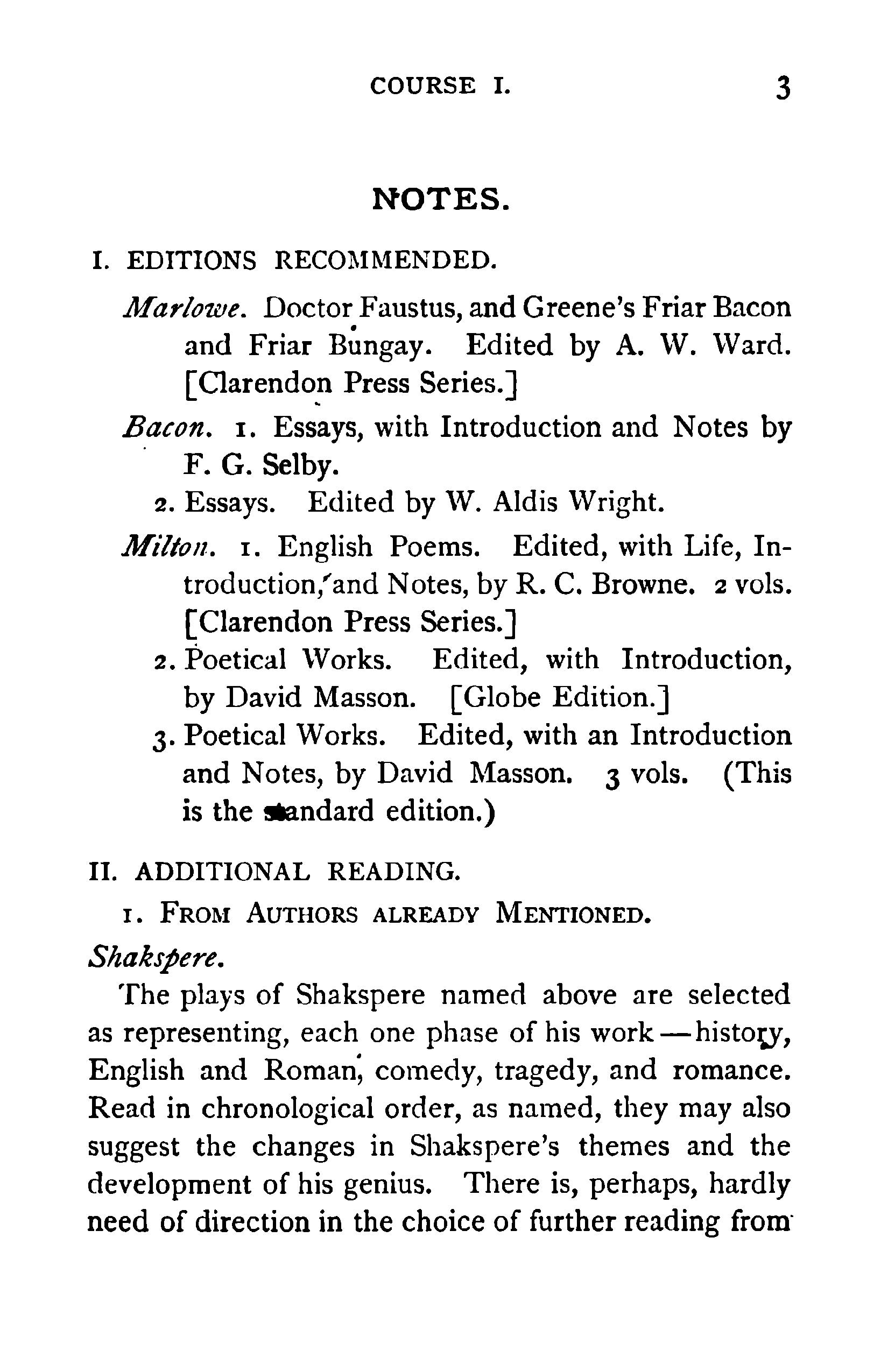 Five Short Courses of Reading in English Literature – Hansebooks